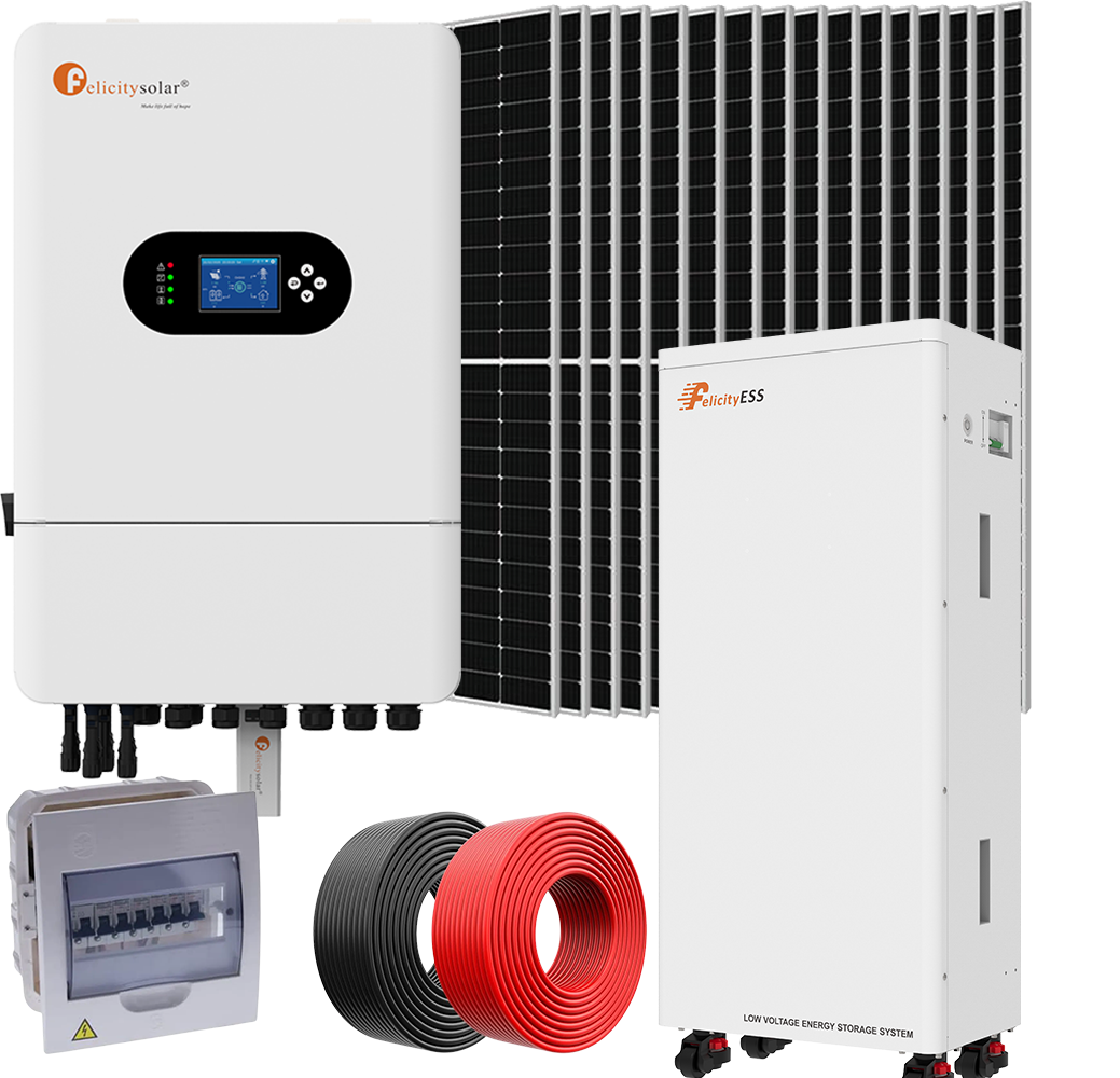 Kit doméstico de 8 kWh a 110 V/220V Felicity Solar con inversor de ...